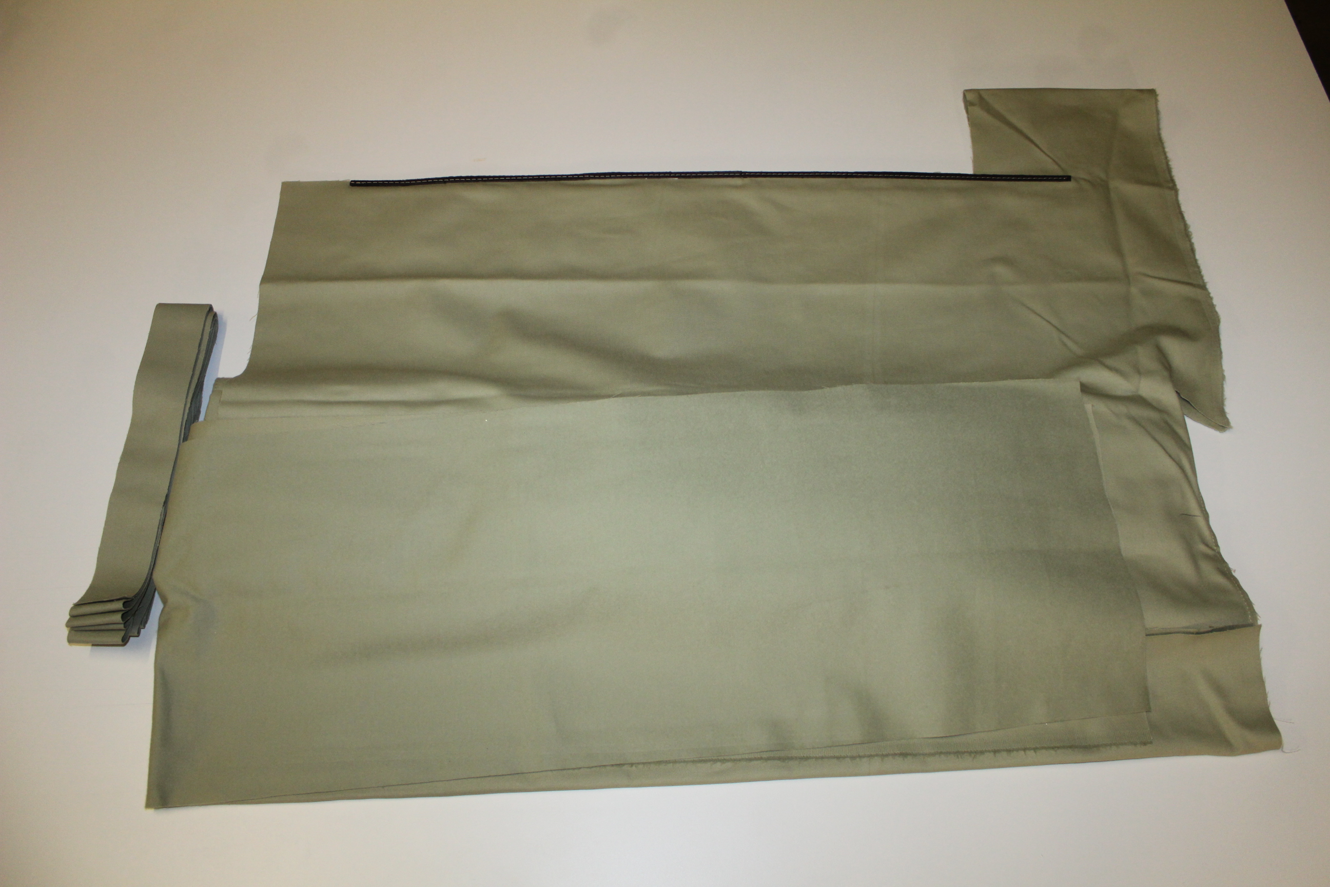 1959-63 Light Gray Cloth Headliner for 15 Window Bus RHD – Deutsch Polster